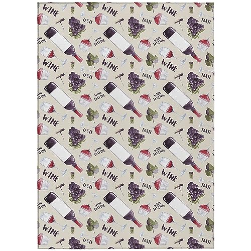 Dalyn Rugs Indoor/Outdoor Kendall KE14 Ivory Washable 8' x 10' Rug