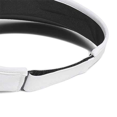 adidas Women's Wide Tour Visor, White, One Size
