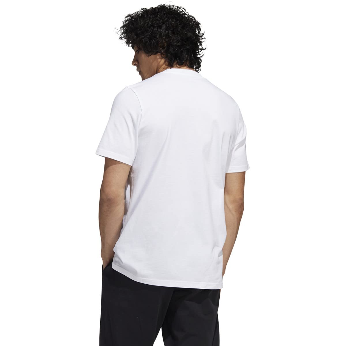 adidas Liquid Foil Badge of Sport Tee White SM