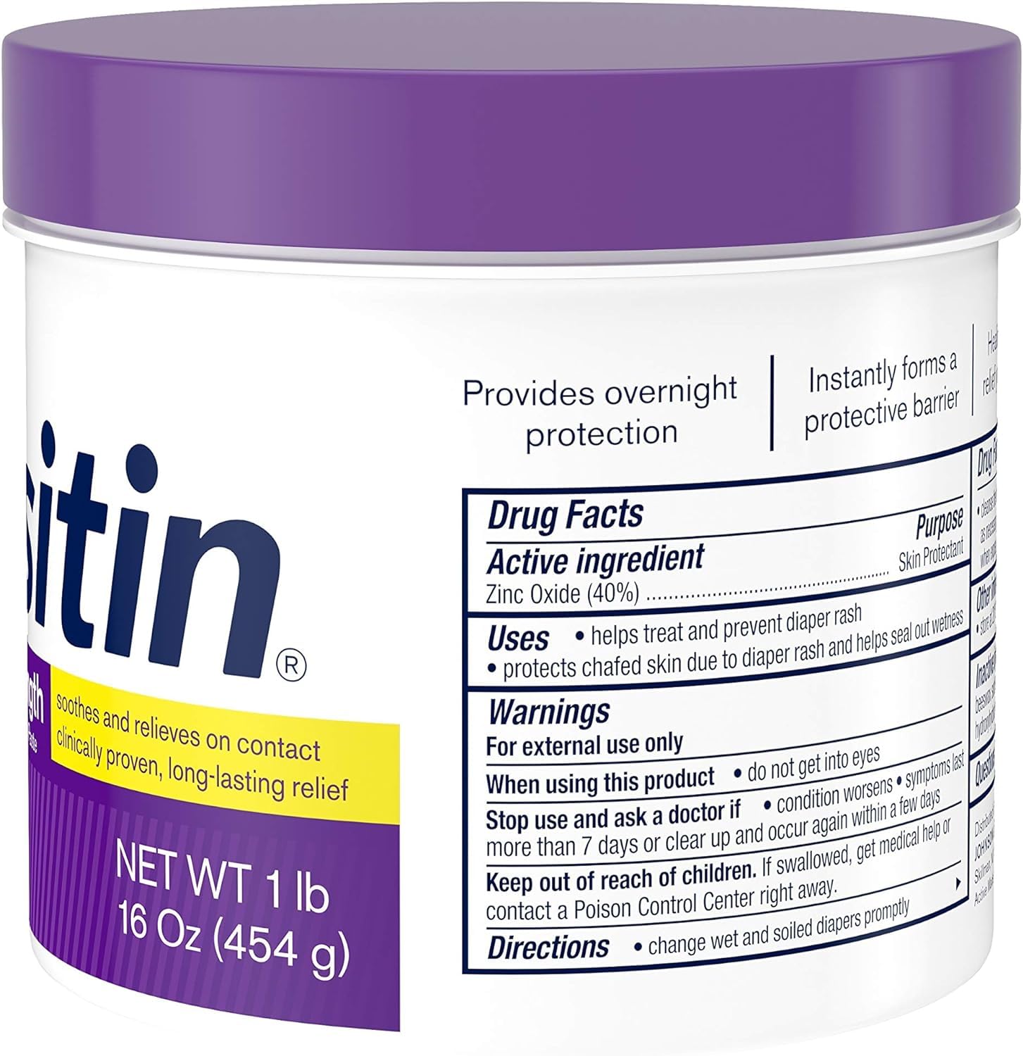DESITIN Maximum Strength Original Paste 16 oz (Pack of 2)