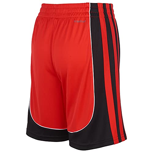 adidas boys Aeroready® Basketball Creator Shorts, Vivid Red, 4-8 Years US
