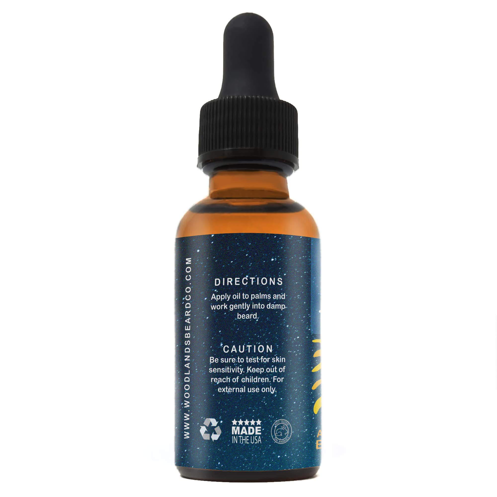 A Wise Man's Beard Oil Traditionally Scented For The Christmas Holiday With Frankincense and Myrrh from Woodlands Beard Co.
