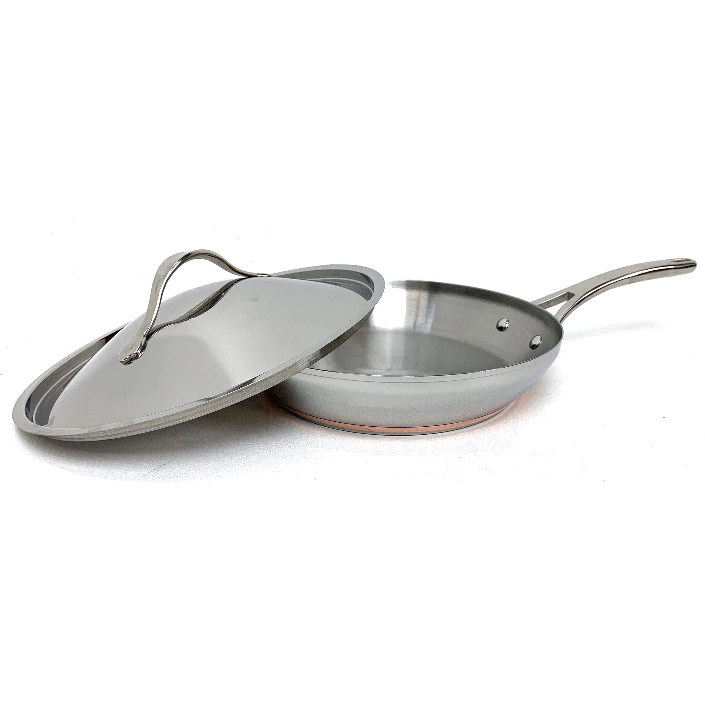 Anolon Nouvelle Stainless Steel Cookware Pots and Pans Set, 11 Piece