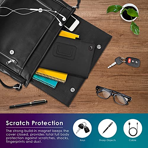 DETUOSI Slim Case for Samsung Galaxy Tab 3 8.0" 2014 (SM-T310/T311/T315), Ultra Thin Lightweight Folio Folding PU Leather Full-Body Protective Tablet Book Cover + Multi-Angle Stand + Magnetic Closure