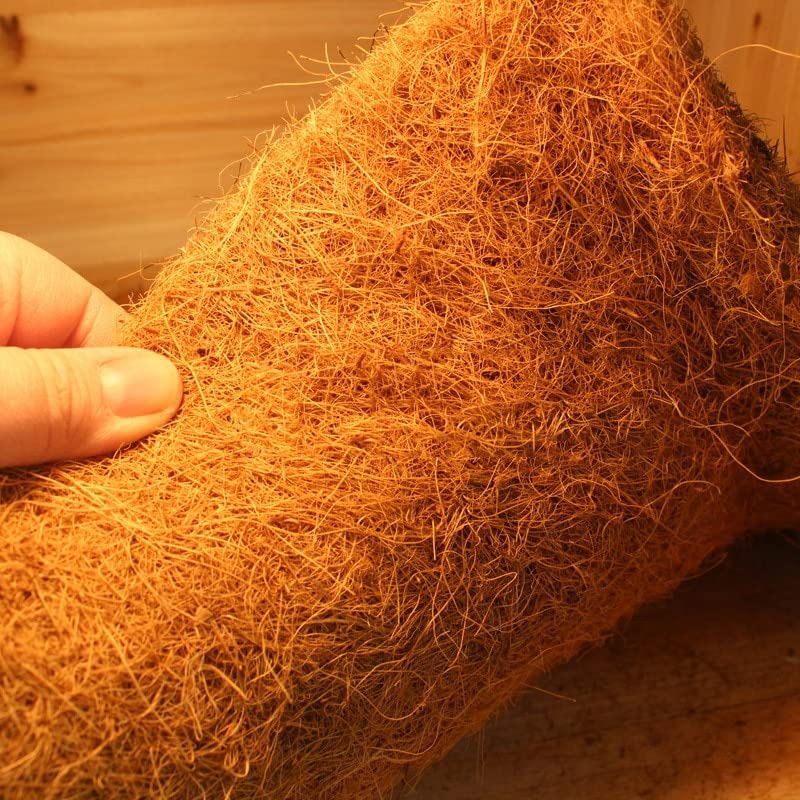 BATRC SYXYSM Natural Coconut Palm Fiber Mat Reptile Lizard Snake Chameleon Carpet Reptile Supplies Moisture-Proof Substrate (Size : 5.75 * 15.75in)