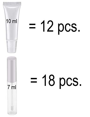 DDCI Versagel Lip Gloss Base Clear (4.23 Fl. oz, 125 ml.) for DIY Beauty and Cosmetics MADE IN U.S.A.