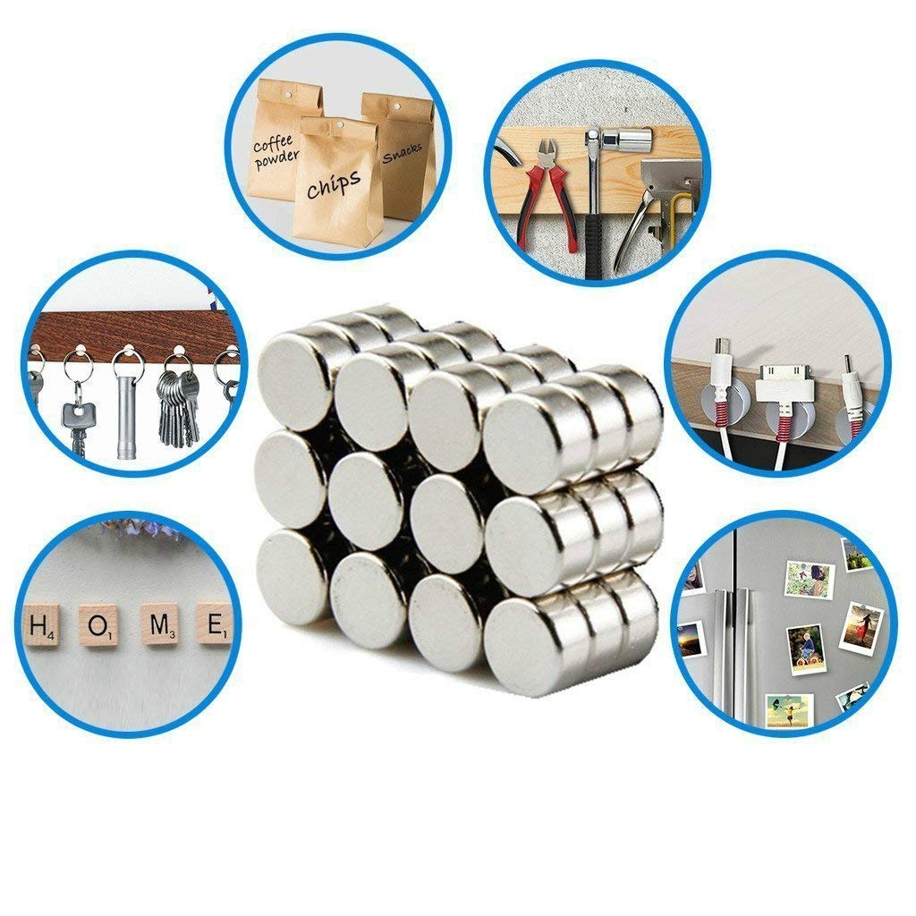 80PACK Round Ceramic Industrial Ferrite Magnets for hobbies,Crafts,Science and Refrigerator magnet for hobbies,crafts and science