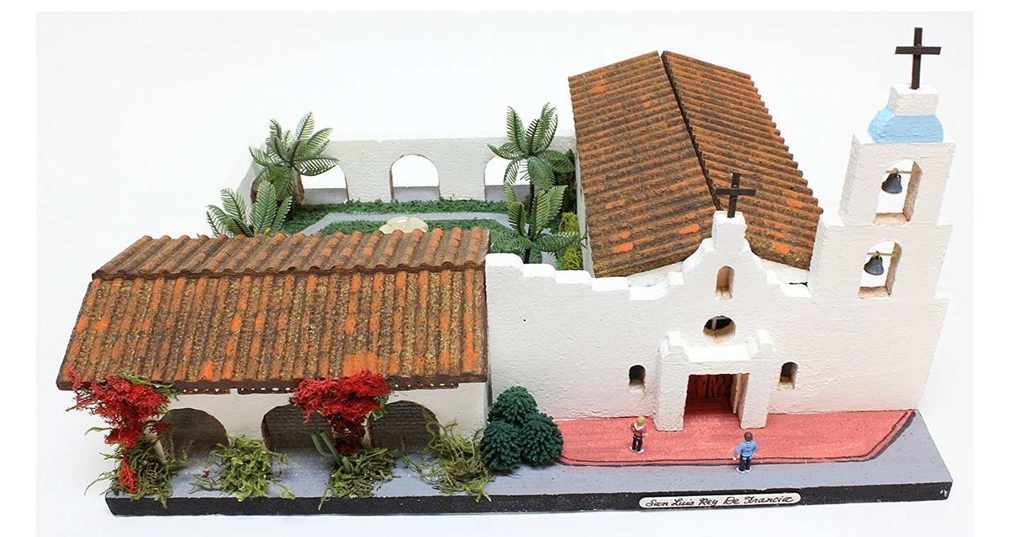 California Mission Model Kit SAN LUIS REY DE FRANCIA