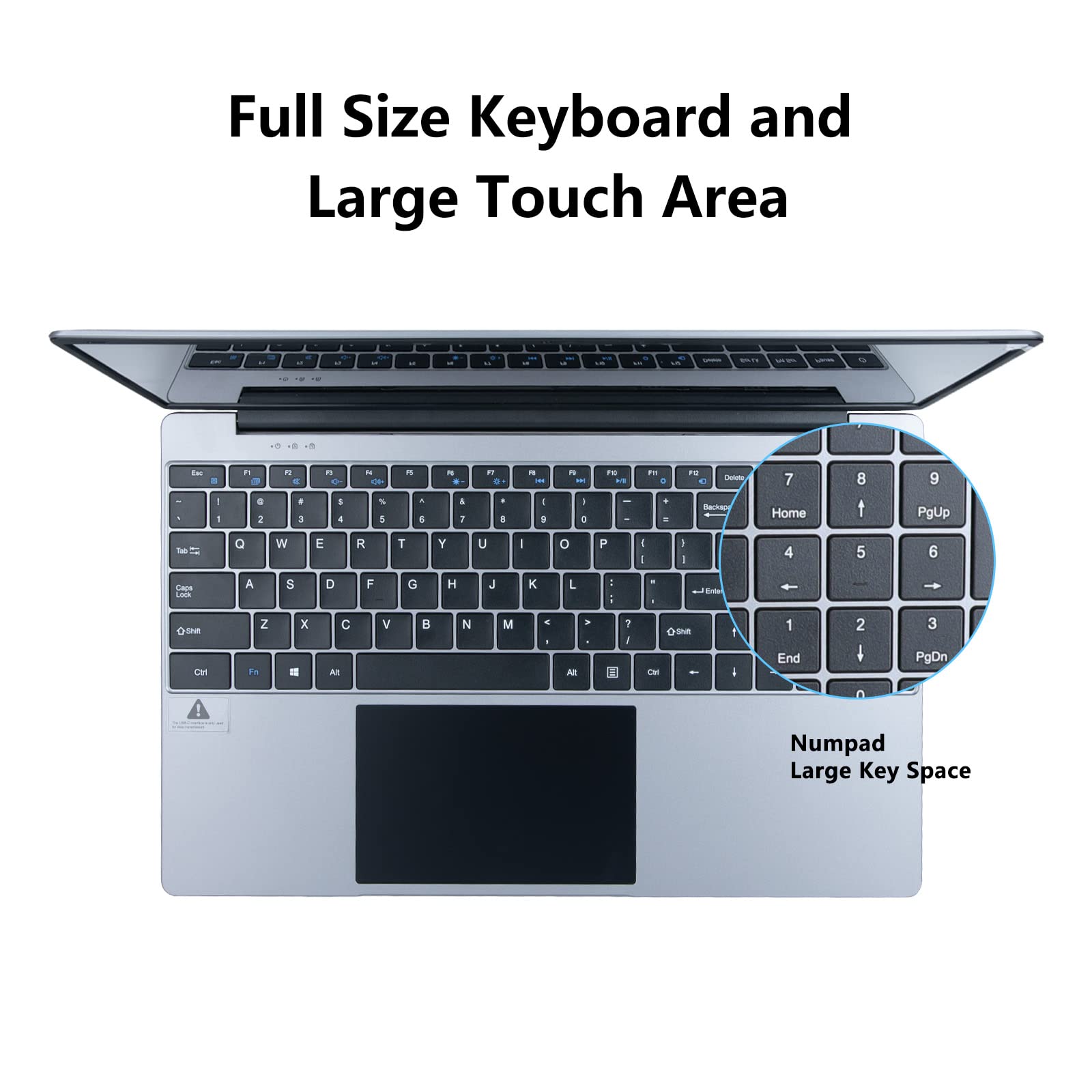 ANMESC Laptop, 15.6" 1080P Full HD Display High Performance Quad-Core Intel Celeron N5095 Processors 12GB DDR4 512GB SSD Windows 11 Laptop Computers, 2.4G/5G WiFi, Bluetooth 4.2, Long Battery Life