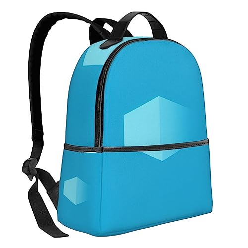 BAFAFA Azure Printed Travel Backpack Business Work Bag Computer Bag Outdoor Sports Rucksack