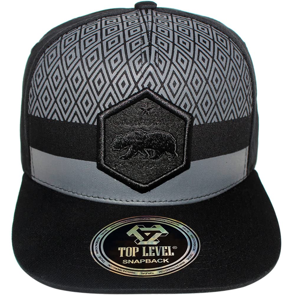 4350 DISTRICT Men's Adjustable Cotton Snapback Cap 8 (N21SVG72 RED)