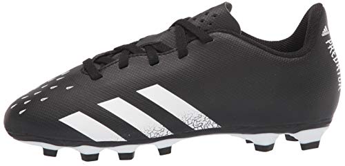 adidas Firm Ground Predator Freak .4 Soccer Shoe (boys) Black/White/Black 6 Big Kid