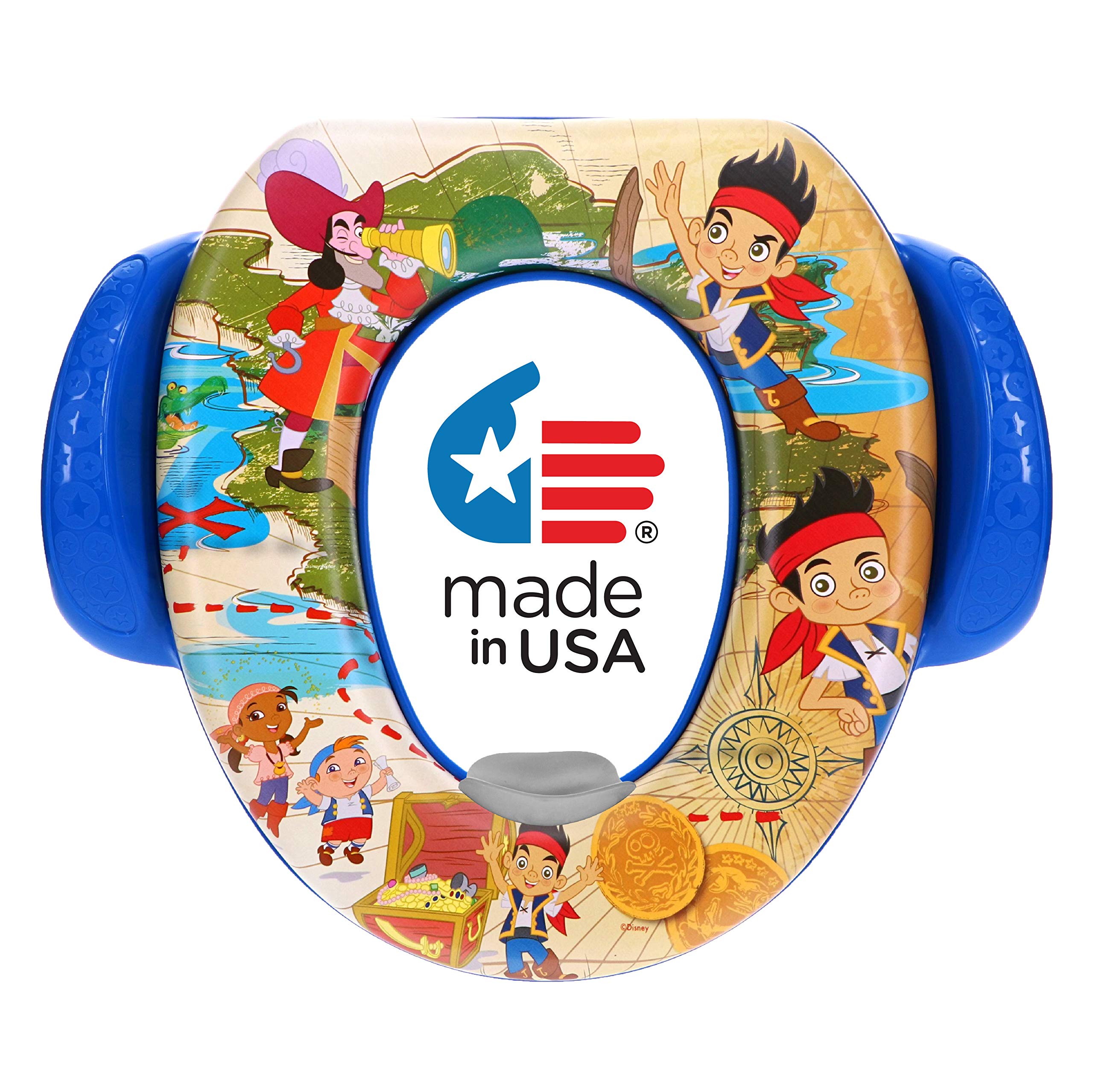 Disney Jake and The Never Land Pirates "Treasure Awaits" Soft Potty, Blue