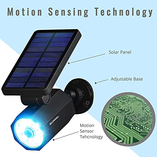 Bell+Howell Bionic Spotlight Original LED Solar Outdoor Lights with Motion Sensor Super Bright Outdoor Solar Lights Waterproof Landscape Lighting for Yard, Garden Outdoor Lighting As Seen On TV