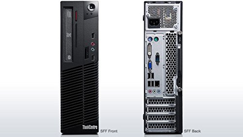 Lenovo ThinkCentre M72e Small Form Factor (SFF) Business Desktop, Intel Quad Core i5-3470 Up to 3.6GHz CPU, 8GB DDR3 RAM, 128GB SSD + 500GB HDD, DVD, WiFi, Windows 10 Pro (Renewed)