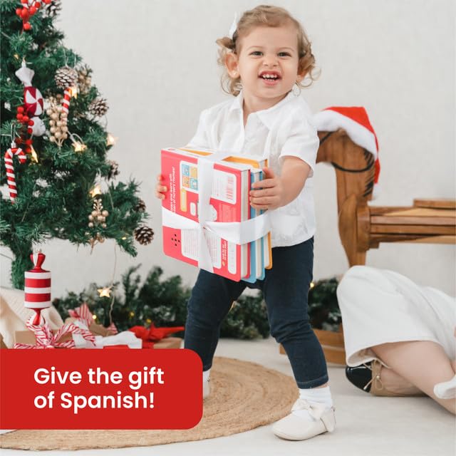 Binibi Spanish Musical Book for Babies & Toddlers 1-3 Los Pollitos Dicen & Other Nursery Rhymes | Spanish Learning for Kids | Bilingual Children's Book | Sound Book | Libro en español para bebés