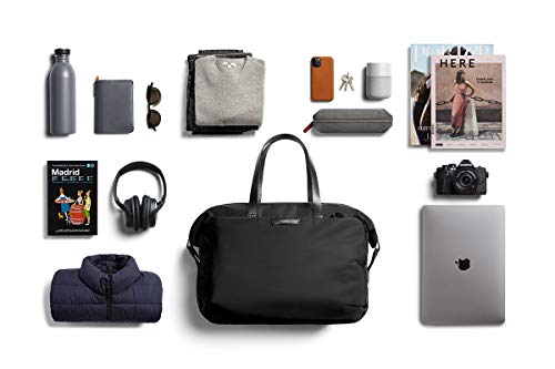 Bellroy Weekender - Premium Edition (Duffle Travel Carry-on Bag, Fits 13" Laptop, Internal Organization Pockets) - Black