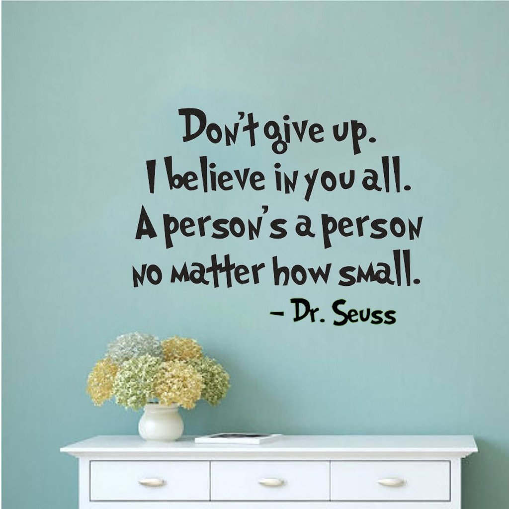 HACASO Dr Seuss Bedroom Quote Decors Wall Saying Decals Quote for Home Wall Stickers Nursery Room Decor (23)