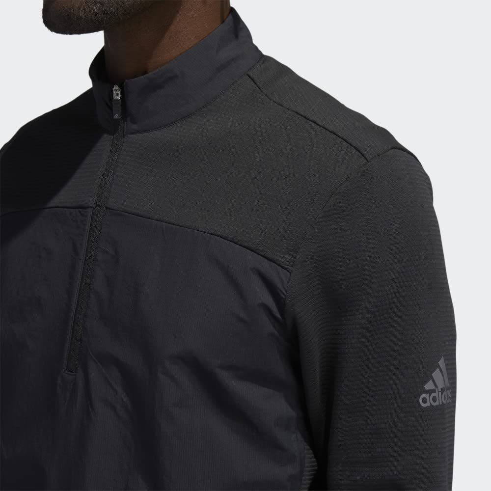 adidas Men's Cold.RDY Quarter Zip Pullover, Black, Small