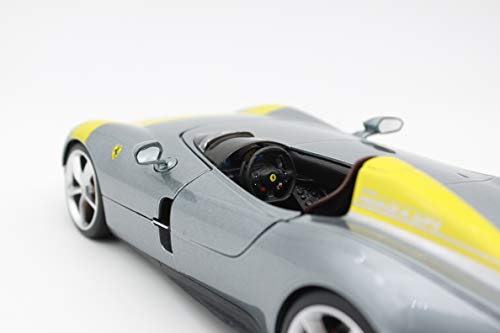 Bburago Ferrari Monza SP1 1/18 Diecast Model Car 16013 Silver