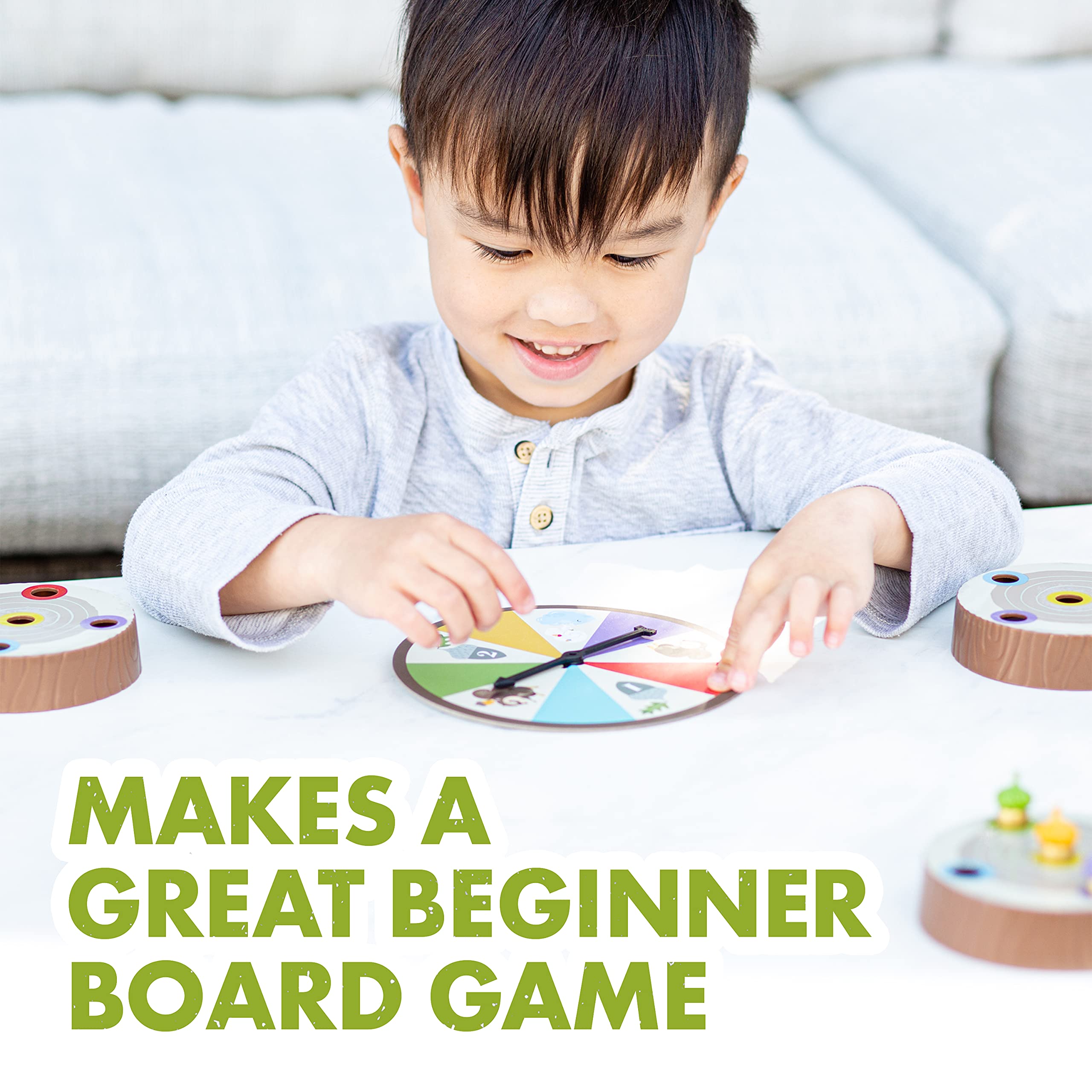 Educational Insights Special Edition The Sneaky, Snacky Squirrel Game, Preschool & Toddler Board Game for Kids 3-5 Years, Color Matching, Fine Motor Skills
