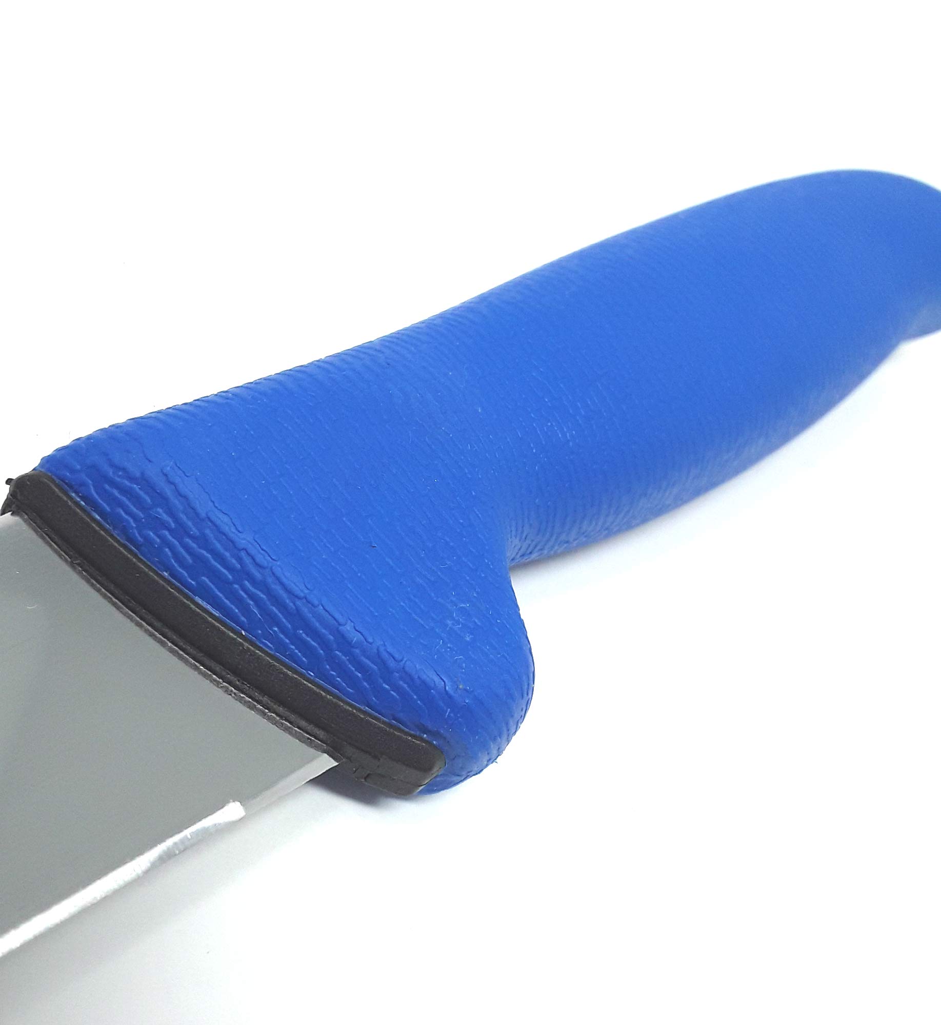 F. Dick ExpertGrip 10 Inch Breaking Knife With Diammark Dual Action Knife Sharpener - High-Carbon Stainless Steel Blade - Texture Grip - Professional Butcher Knife - Knife Made In Germany