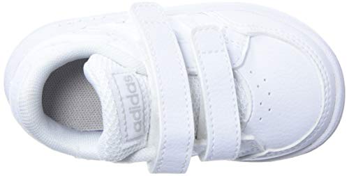adidas Kids Breaknet Tennis Shoe, White/White/White, 5.5 US Unisex Toddler