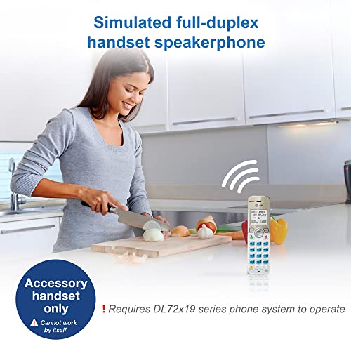 AT&T DL70019 Accessory Handset for DL72x19 Phone with Bluetooth Connect to Cell, Call Blocking, 1.8" Backlit Screen, Big Buttons, intercom, and Unsurpassed Range