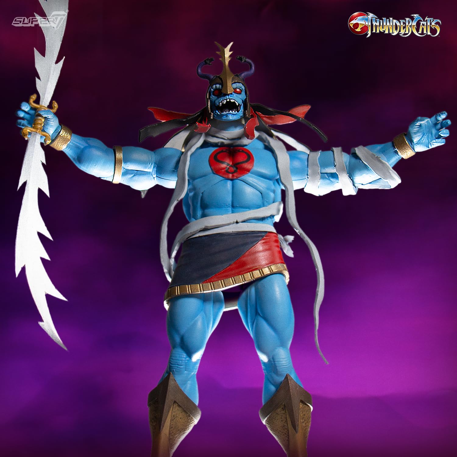 Super7 ULTIMATES! Thundercats Mumm-Ra The Ever-Living and Ma-Mutt - 8" Thundercats Action Figure with Accessories Classic Cartoon Collectibles and Retro Toys