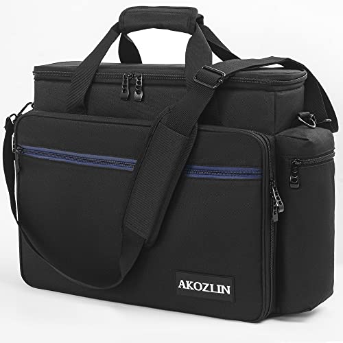 AKOZLIN Protector Gig Bag Controller Travel Shoulder Bag 16.2”×4.3”×13”Fits for AKAI MK3/Numark Party mix II/DDJ 200/Ableton push 2/Inpulse 200/Denon DJ PRIME GO