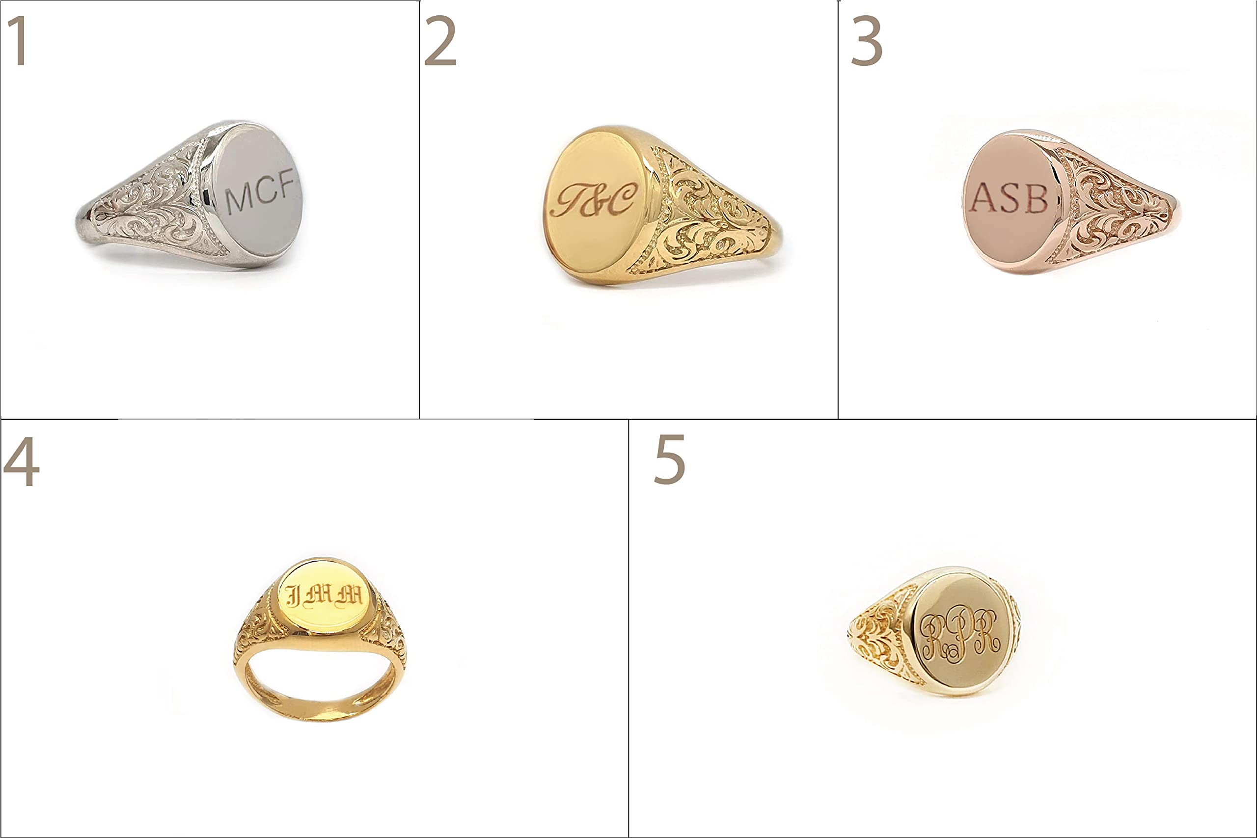 Elegant jewel box Unisex Oval custom signet ring in solid gold 9k, 14k, & 18k, Personalized signet ring, Custom Initial engraved chevalier ring, Family gift, RN386
