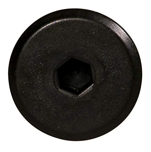 Hard-to-Find Fastener 014973445744 445744 Joint Connector Bolt, 1/4-20 x 1.57, Black, 10