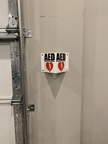 AED Sign 3D Projecting Location Inside AED Signs For Workplace or Wall