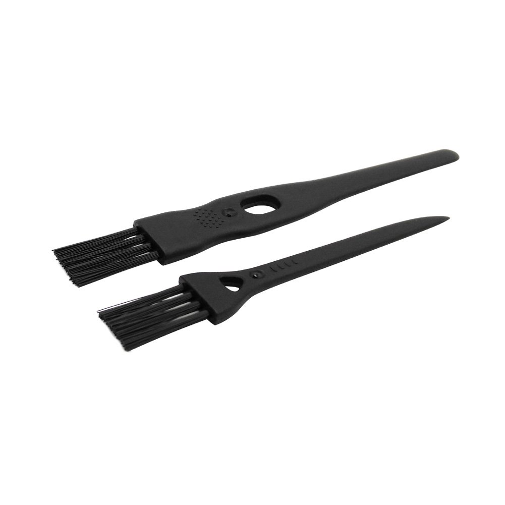 GFDesign Electric Shaver Cleaning Brushes Razor Cleaner Set Nylon Bristles PP Handle - Set of 8 (Black)