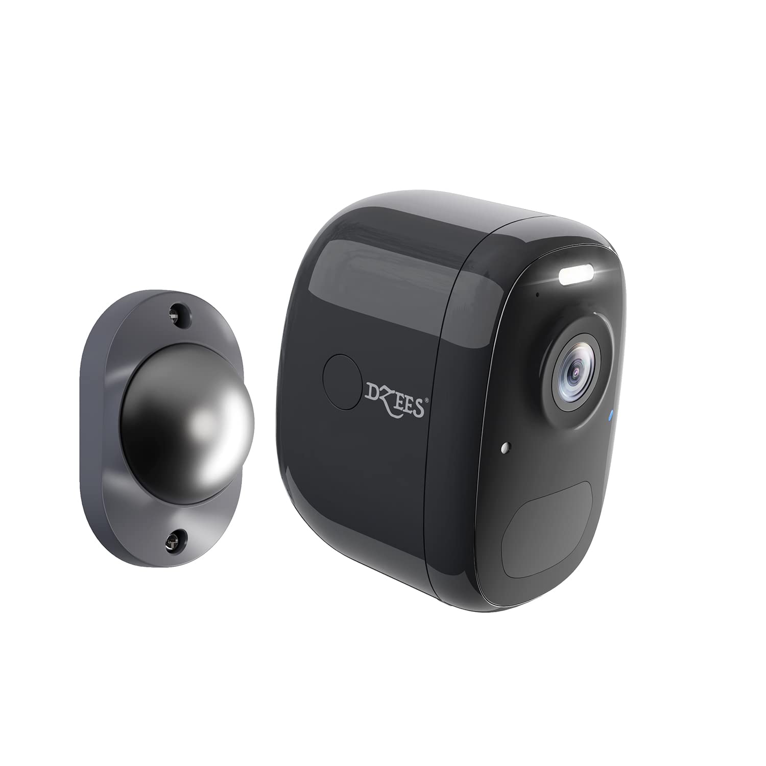 4MP Solar Security Camera Outdoor - Wireless Cameras for Home Security With 360° rotatable Magnetic Mount, 2.4Ghz WiFi, AI Motion Detection,Siren, 2-Way Talk, Color Night Vision, Cloud/Storage Card