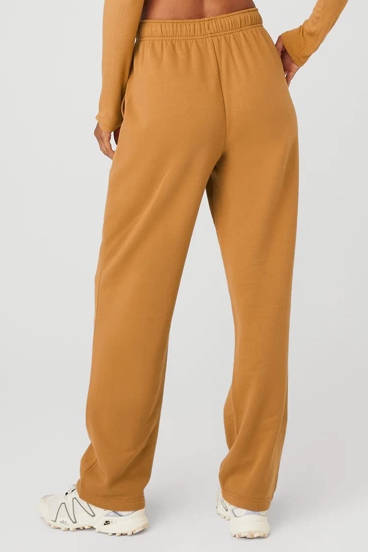Alo Yoga Accolade Straight Leg Sweatpant, Toffee Large