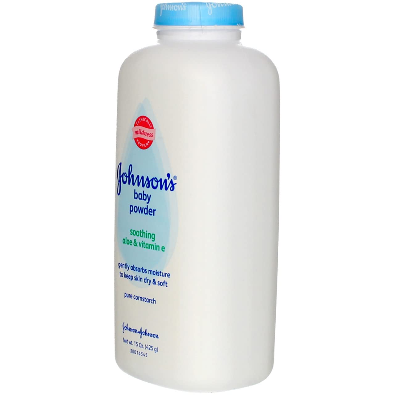 JOHNSON'S Aloe & Vitamin E Baby Powder 15 oz (Pack of 12)