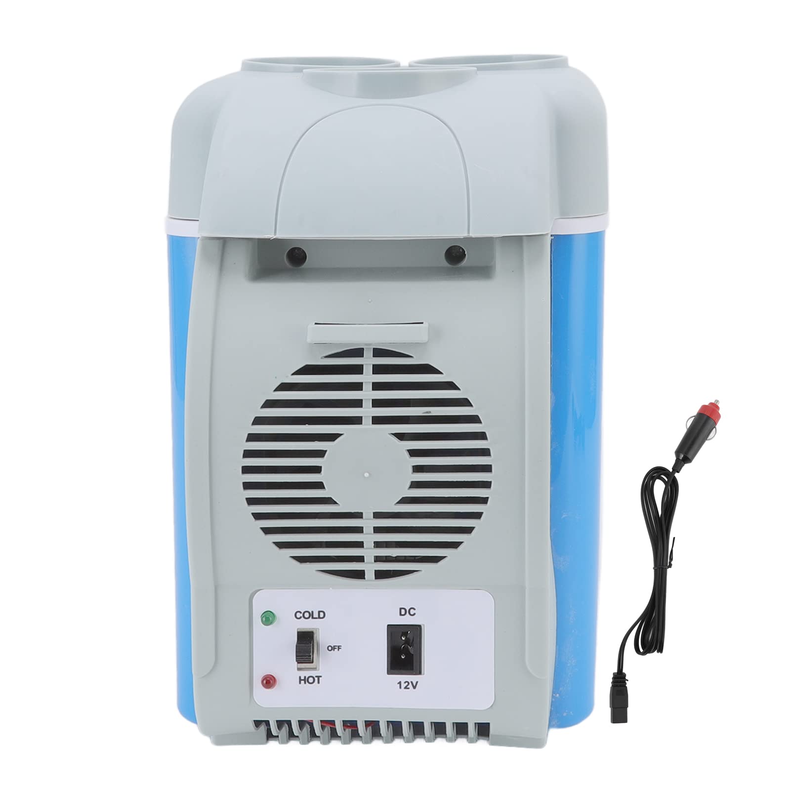 7.5L Capacity Personal Thermoelectric Cooler Warmer Mini Fridge Cooler and Warmer Portable Compact Personal Fridge Thermoelectric System Eco Friendly Low Noise Electric Car