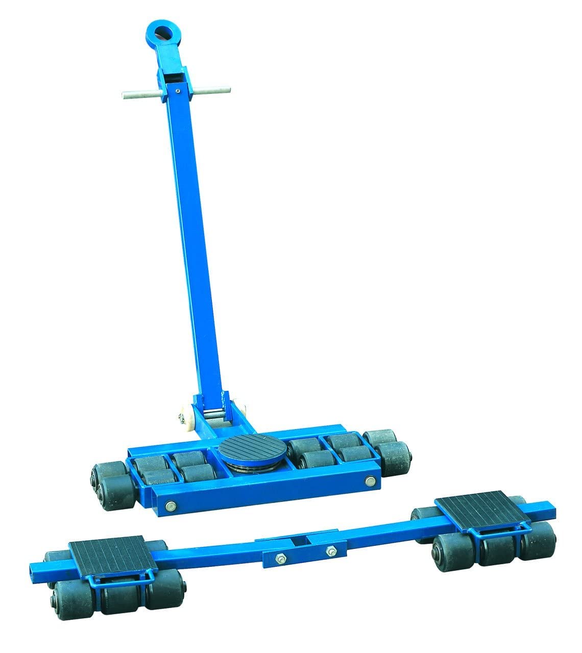 Pake Handling Tools Steerable Skates Kits- Heavy Duty Durable Machinery Moving Dolly 18 Ton Capacity (39,600 pounds)
