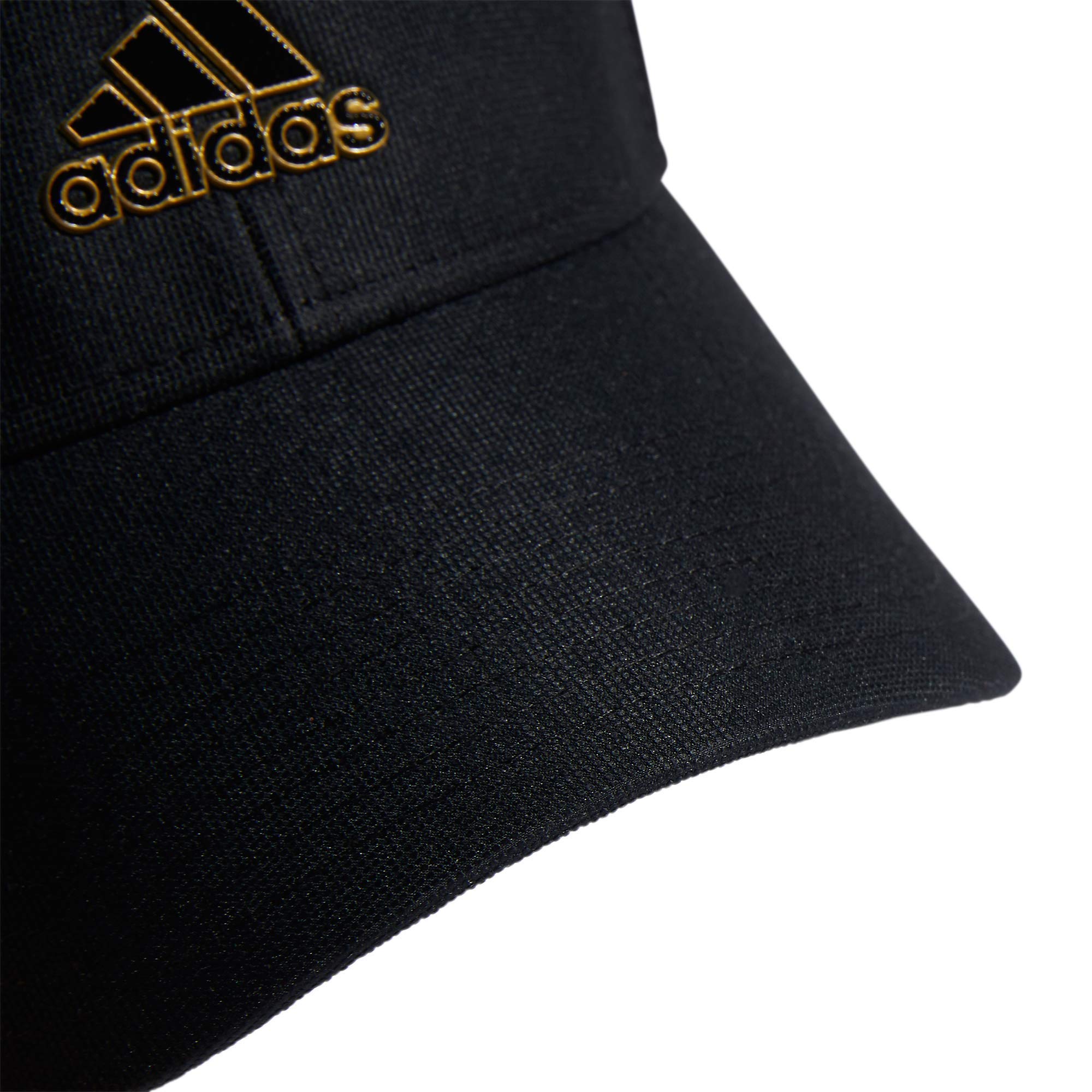 adidas Men's Stadium II Stretch Fit, Black/Gold Metallic, Large-X-Large
