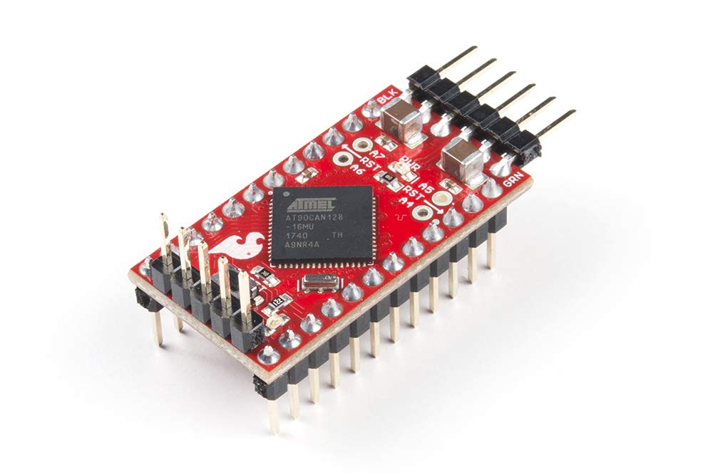 SparkFun AST-CAN485 Development Board Allow Out-of-The-Box interfacing CAN or RS485 Network Compatible with Arduino IDE Industrial Device interfacing Small Foot-Print 7-12DCV Input Onboard Power