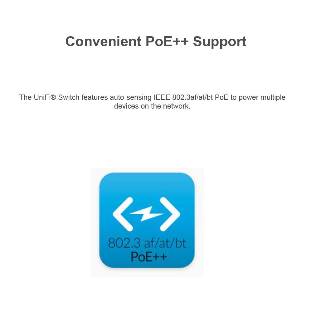 Ubiquiti Networks UniFi Switch 6 XG PoE, 10G 6-Port Switch with 802.3bt PoE++ (US-XG-6POE)