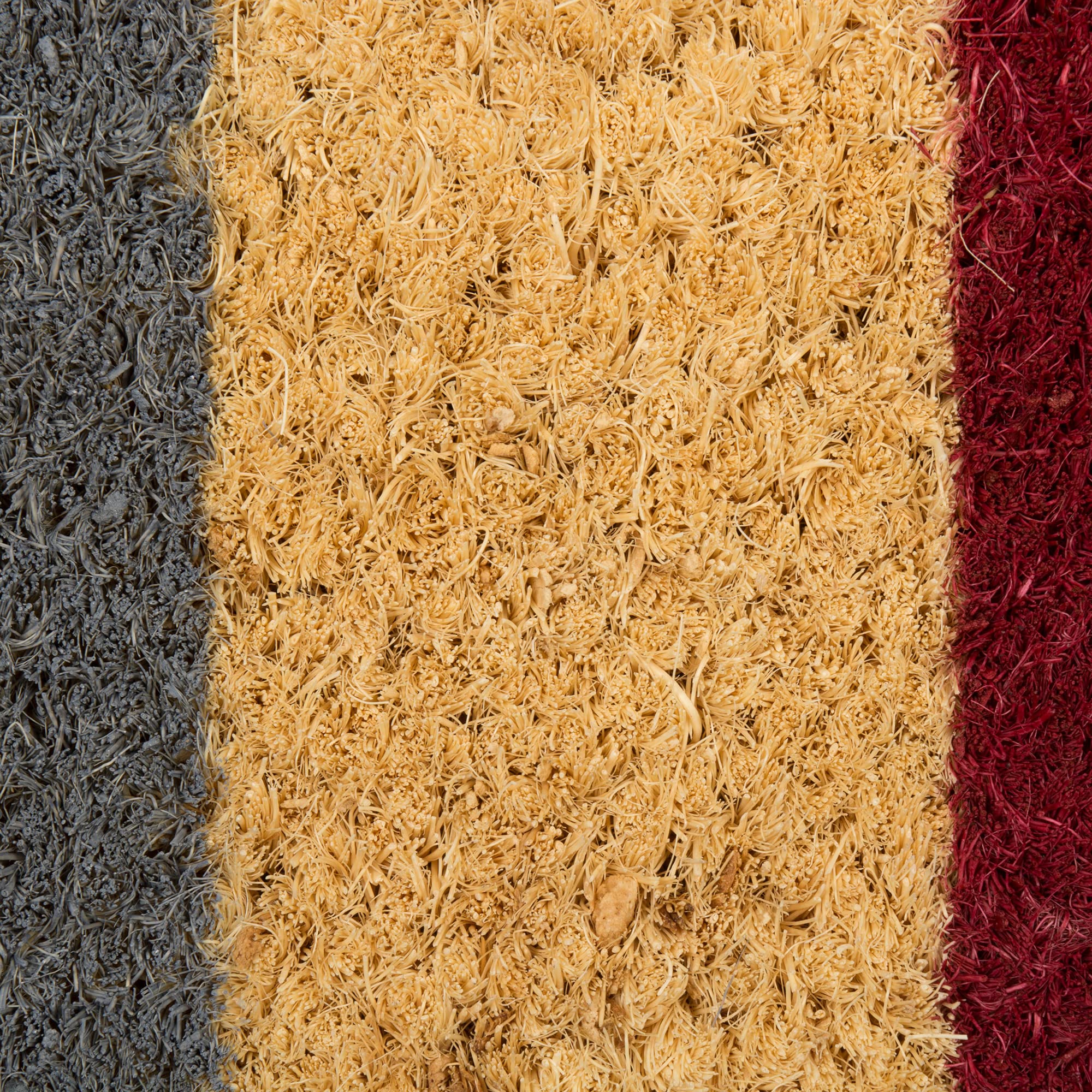 DII Colorful Design Natural Coir Doormat, 18x30, Multi Stripe