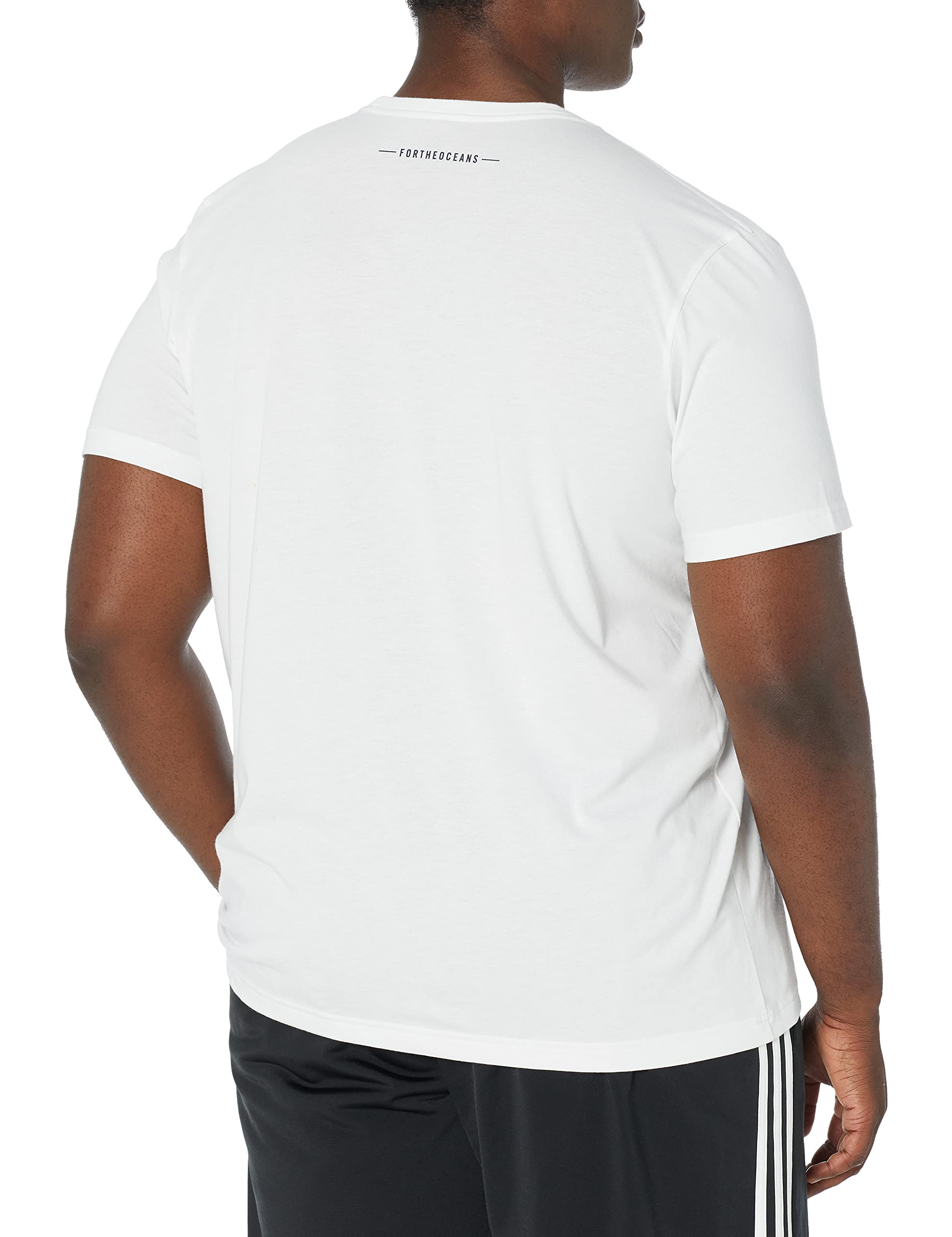 adidas Men's Parley Pocket Tee, White, XX-Large
