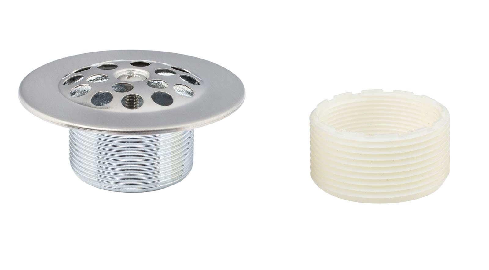 Artiwell Trip Lever Tub Trim Kit Set With Trip Lever Overflow Face Plate, Trip Lever Bathtub Drain with Strainer, Overflow and Matching Screws (BRUSHED NICKEL)