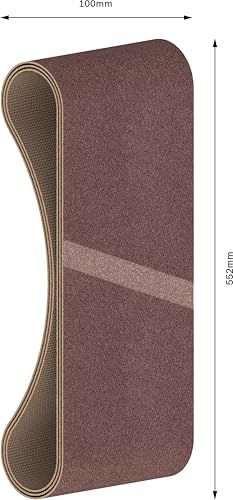 Bosch 2608606173 100 x 552 mm Sanding Belts for Peugeot and Skil Belt Sanders