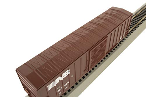 Bachmann Trains - 50' Outside Braced Box Car with Flashing End of Train Device - Norfolk Southern #400028 - HO Scale