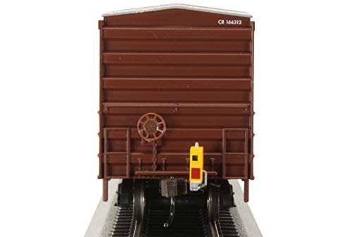 Bachmann Trains - 50' Outside Braced Box Car with Flashing End of Train Device - Conrail #166313 - HO Scale, 14907
