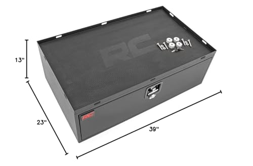 Rough Country Metal Lockable Storage Box for 2018-2024 Jeep Wrangler JL - 99030