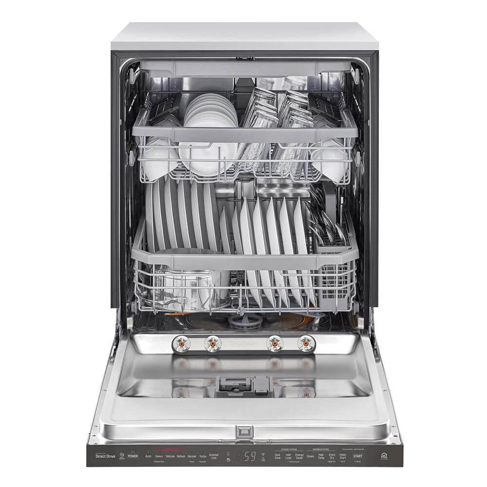 LG LDP6810BD 24" Top Ctrl Dishwasher 44 dBA 3rd Rack TrueSteam ThinQ